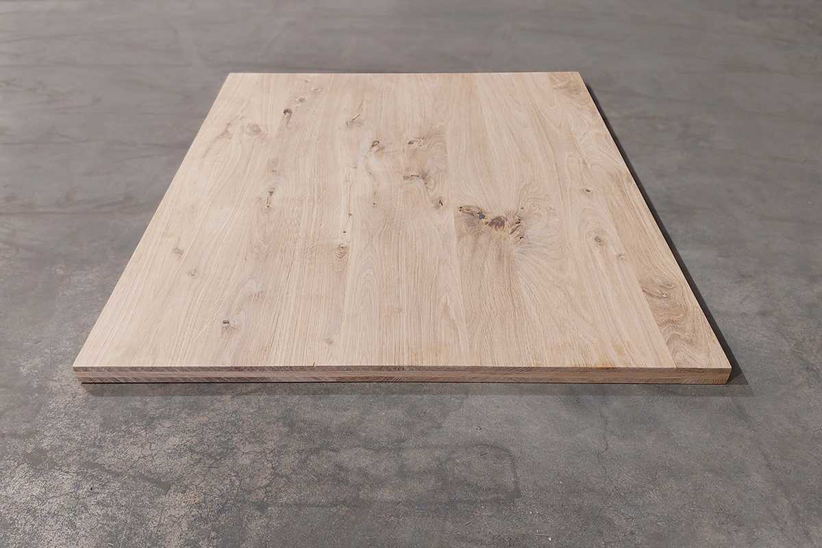 Rustik treskikt limfog i ek - KG List